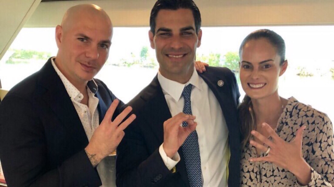 PHOTO: Pitbull with Mayor of Miami Francis Suarez | Pitbull Updates – A ...