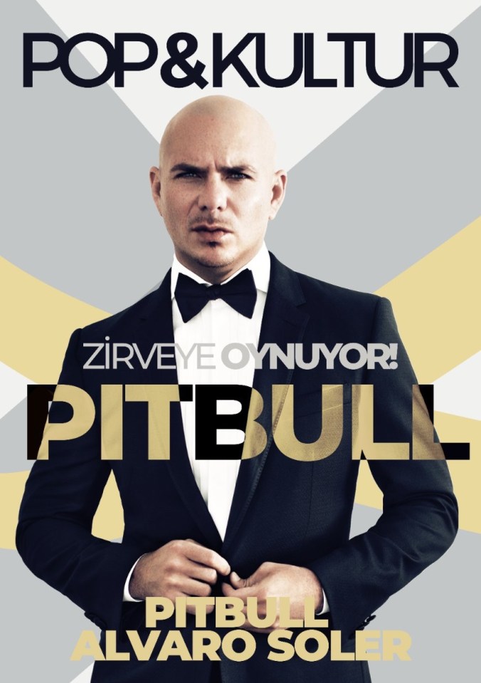 Pitbull Graces the Cover of Turkish Magazine, ‘Pop & Kultur’ | Pitbull ...